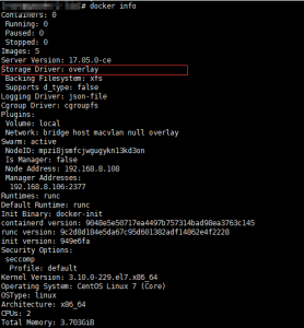 docker启动容器时报错Error response from daemon: mkdir /var/lib/docker/overlay/*** : invalid argument ...